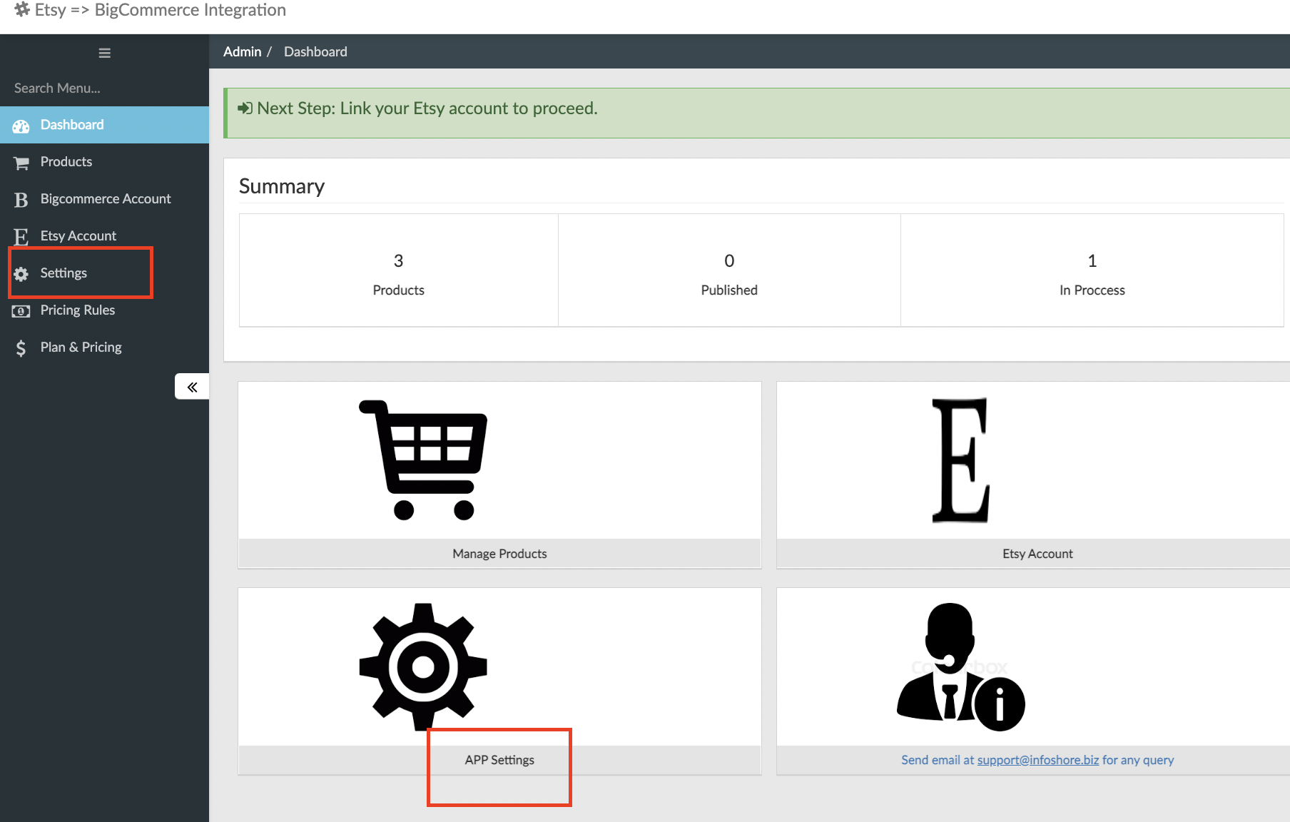 How To Configure Various Options Under Settings Page InfoShore 